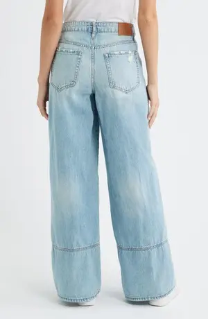 HIDDEN JEANS Seamed Super Wide Leg Jeans