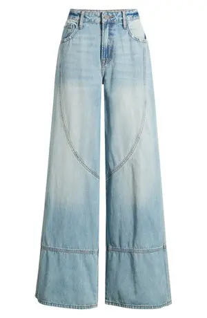 HIDDEN JEANS Seamed Super Wide Leg Jeans