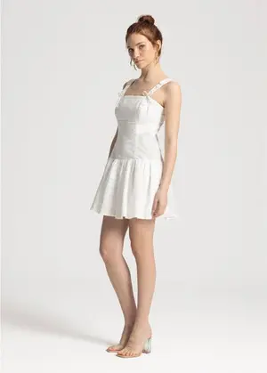MONLICIA Milena Mini Linen Dress