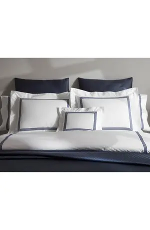 MATOUK Bel Tempo Pillow Sham - Navy