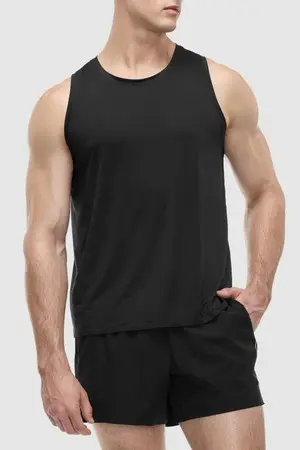 PELOTON Interlock Bonded Tank - Jet Black