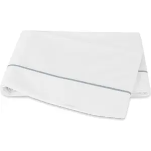 MATOUK Bergamo 500 Thread Count Cotton Percale Flat Sheet Pool