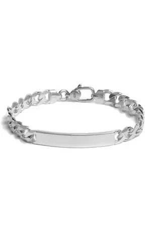 JONAS STUDIO Avenues Engravable Id Bracelet - Silver
