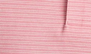 UNTUCKIT Gilbert Stripe Pocket Piqué Performance Polo - Pink