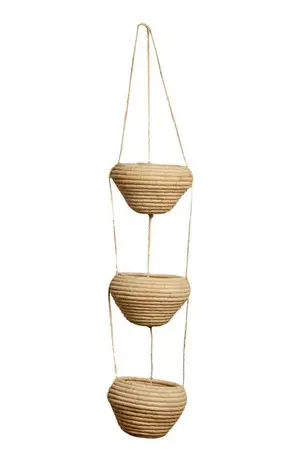 INDEGO AFRICA Ibimera 3-tiered Planter - Natural