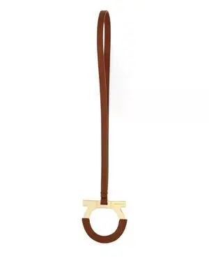 FERRAGAMO Gancini Charm - Brown