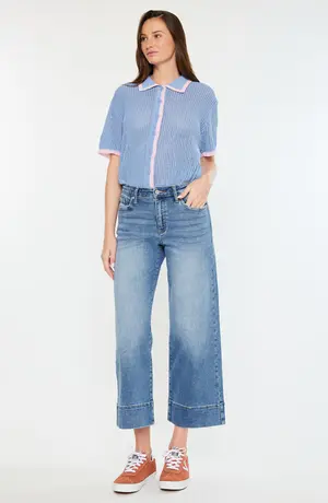 KANCAN High-rise Wide Leg Jeans