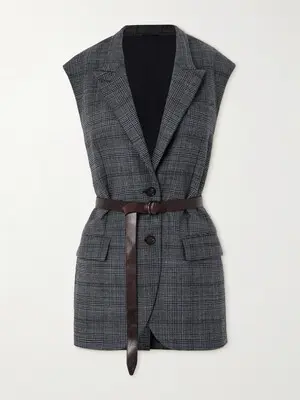 Brunello Cucinelli Checked Vests For Women
