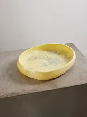 Dinosaur Designs Rock Large Resin Bowl - Yellow