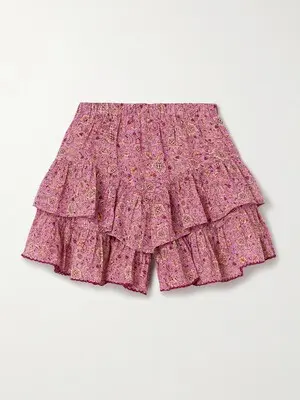 Marant Etoile Tiered Shorts For Women