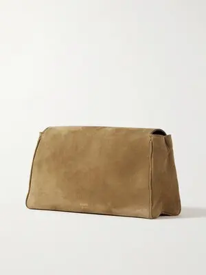 Khaite Audrey Suede Shoulder Bag