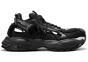 Versace Mercury Lace-up Sneakers - Black