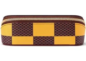 LOUIS VUITTON Sunglasses Pouch Gm Damier Pop - Yellow
