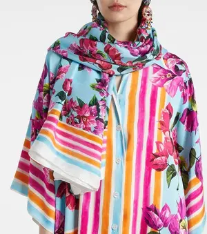 Dolce & Gabbana Floral Scarf
