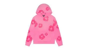 DENIM TEARS Mono Cotton Wreath Hoodie - Pink
