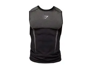 GYMSHARK Onyx 5.0 Tank - Black/light Grey