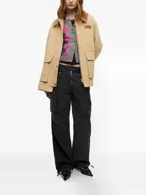 GANNI Corduroy-collar Utility Jacket