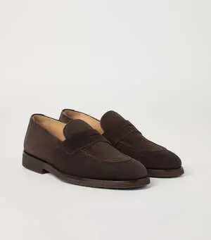 Brunello Cucinelli Suede Loafer Sneakers