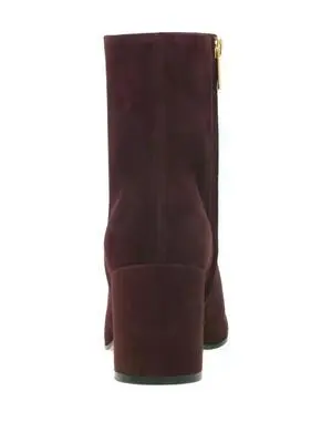 GIANVITO ROSSI Block-heel Ankle Boots - Red