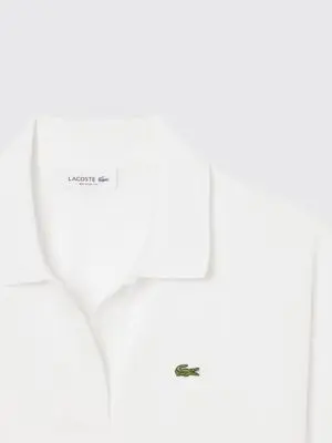 Lacoste Cotton Blend Polo Shirt - White