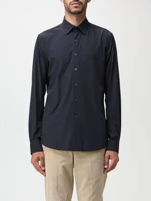 Michael Kors Shirt In Stretch Cotton Black