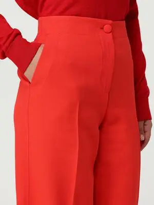 Brioni Tailored Wide Leg Trousers - Red