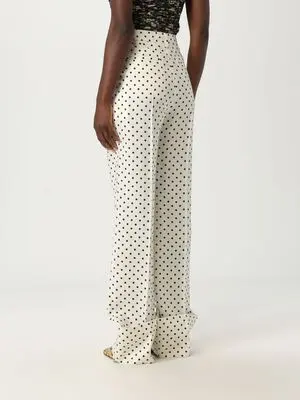 Valentino Garavani Wide Leg Trousers - Yellow Cream