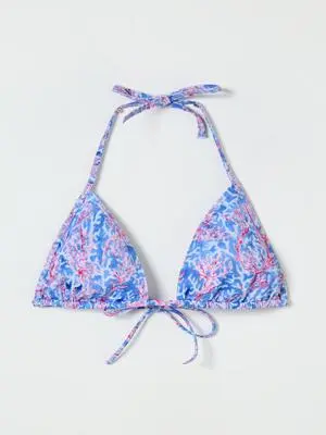 KAMPOS Triangle Bikini Top - Gnawed Blue
