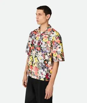 Bottega Veneta Printed Leather Shirt