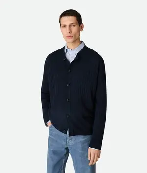 Bottega Veneta Ribbed Cardigans For Men