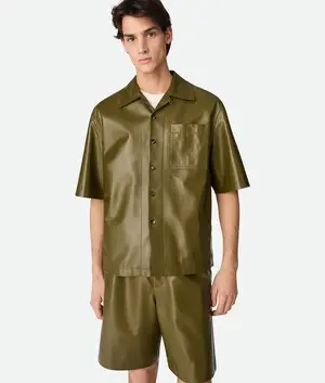 BOTTEGA  VENETA Leather Nappa Shirt