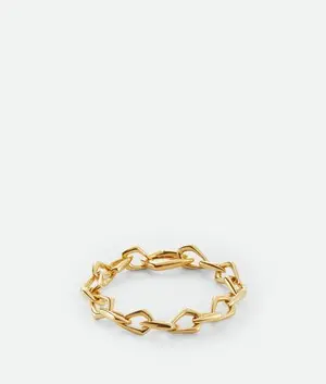 BOTTEGA  VENETA Fin Chain Bracelet - Yellow Gold