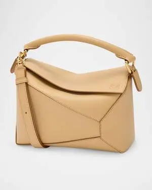 Loewe Puzzle Edge Small Shoulder Bag Light Beige