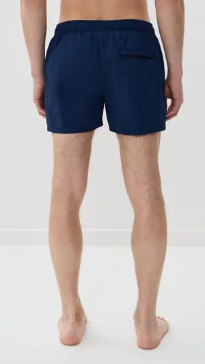 AUTO-REPLY Solid Sebastian Swim Trunks - Lapis