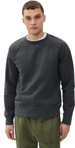 Officine Générale Crew Neck French Terry Sweater