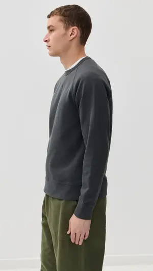 Officine Générale Crew Neck French Terry Sweater