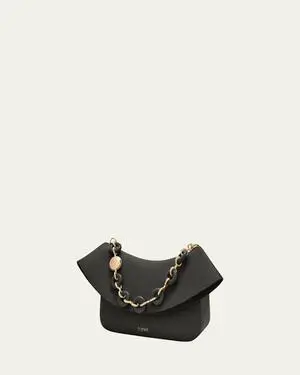 Loewe Ola Medium Shoulder Bag - Black