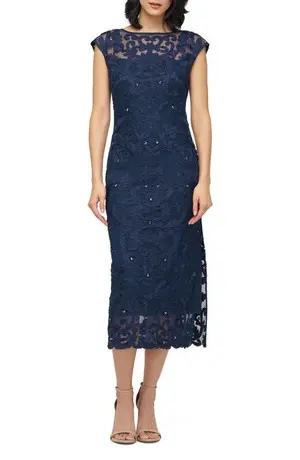 Js Collections Avril Soutache Cocktail Dress