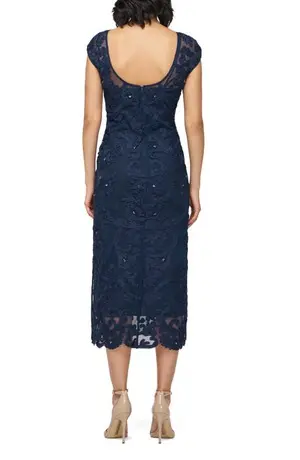 Js Collections Avril Soutache Cocktail Dress