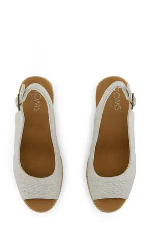 Toms Camill Slingback Sandal - Natural