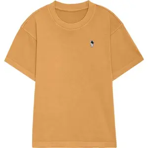 DALIX Astronaut Heavyweight Pigment Dye Tee - Peanut