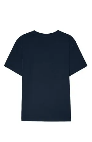 DALIX Ghost Mode Heavy Weight Cotton Tee - Navy
