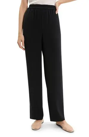 Theory Satin Wide-leg Pants