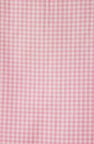 THE CAT'S PAJAMAS Luxe Pima Shawl Collar Robe - Classic Gingham Pink