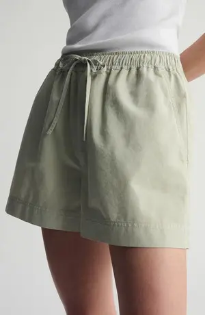 Brooklyn Industries Relaxed-fit Cotton Drawstring Shorts
