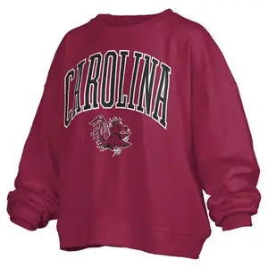 PRESSBOX South Carolina Gamecocks Oversized Pullover Sweatshirt