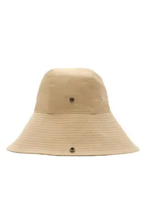 Burberry All Weather Gabardine Bucket Hat - Flax