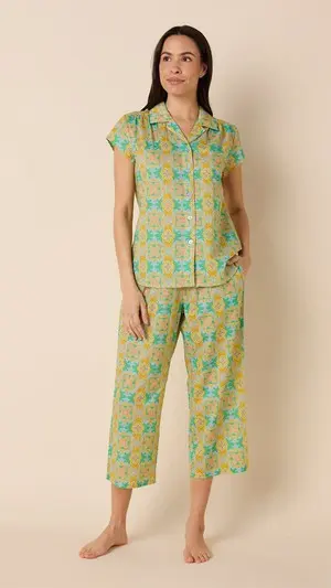 THE CAT'S PAJAMAS Voile Capri Set - Selene