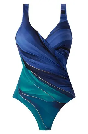 Miraclesuit Maldiva One-piece Swimsuit - Blue Multi