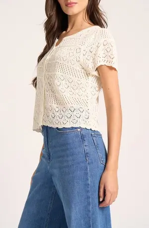 Matty M. Orla Short-sleeve Cardigan
